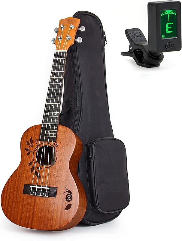 Concert Ukulele Uke Acoustic Hawaiian Guitar 23 Inch 18 Frets | Reverb
