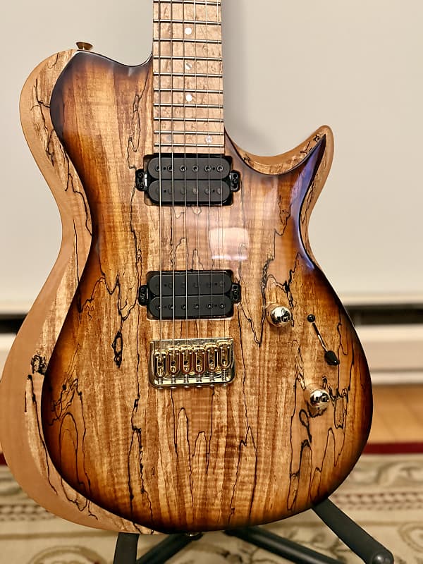 Kiesel SCB - Autumn Burst Flamed Spalted Maple | Reverb