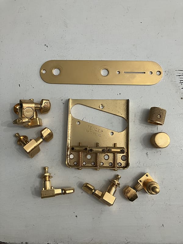 Fender Custom Shop Telecaster Parts - Gold | Reverb