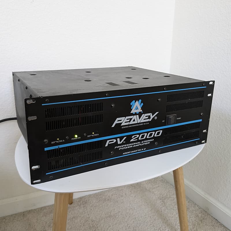 Peavey PV 2000 Power Amplifier Professional Stereo Rackmount | Reverb
