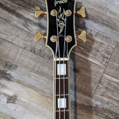 1990 Greco EGB-850 32" scale black - Made in Japan | Reverb