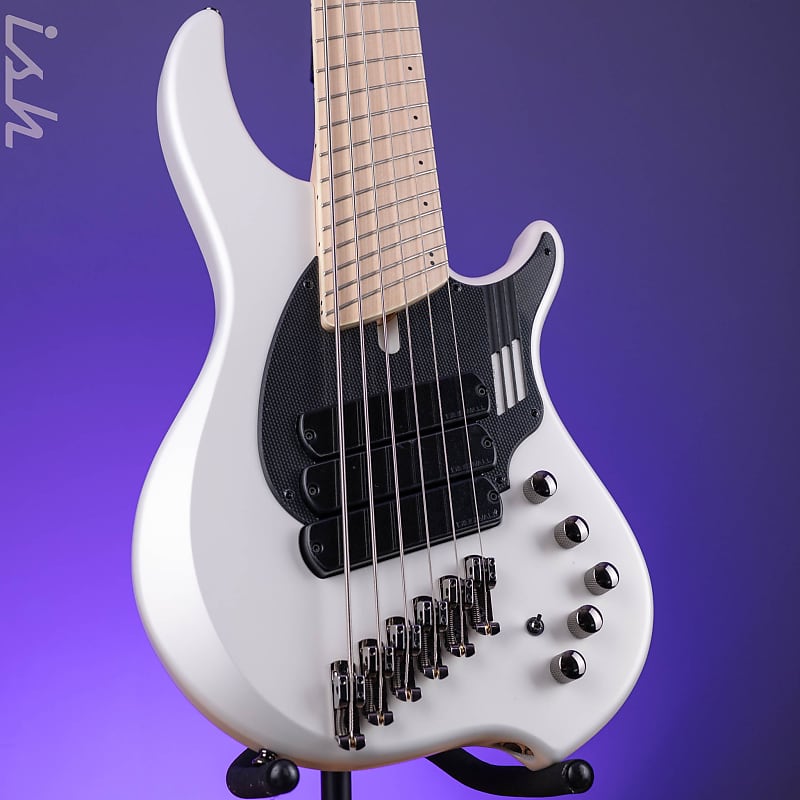 Dingwall NG-3 6-String Bass Matte Ducati Pearl White | Reverb