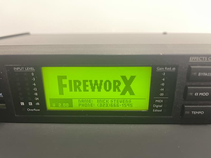 TC Electronic Fireworx multi fx unit | Reverb
