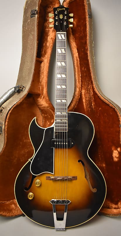 1956 Gibson ES-175 Archtop Left-Handed Sunburst w/HSC | Reverb