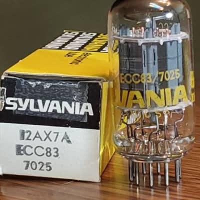 RCA 12AX7A Long Plate NOS preamp tube (ECC83 / 7025) valve, | Reverb