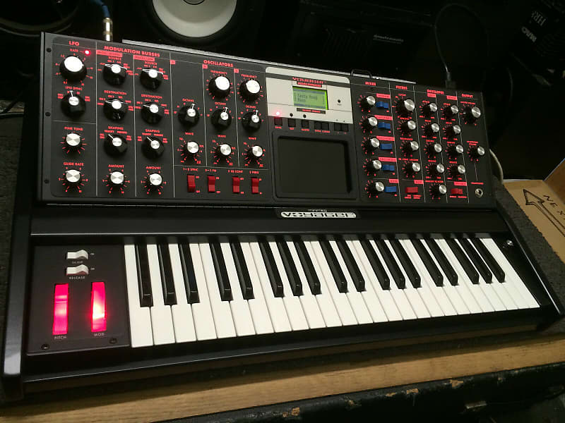 MOOG MINIMOOG VOYAGER FIRE ELECTRIC RED light V3 new/limited | Reverb