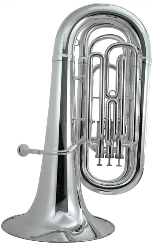 BESSON BE1087 SERIE 1000 TUBA ETUDE SIB 3 PISTONS ARGENTE + | Reverb
