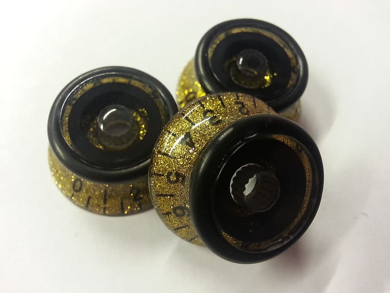 JAT CUSTOM GUITAR PARTS Top Hat - Speed Grips Gold | Reverb UK