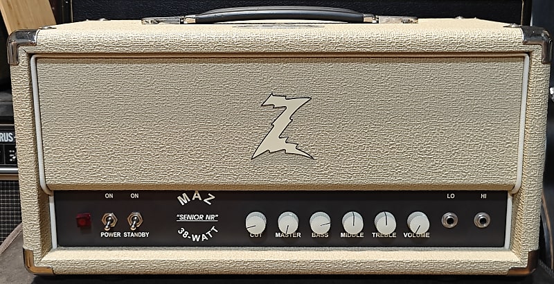 Dr. Z Maz Senior NR 38 + Cabinet 2008 - Cream | Reverb