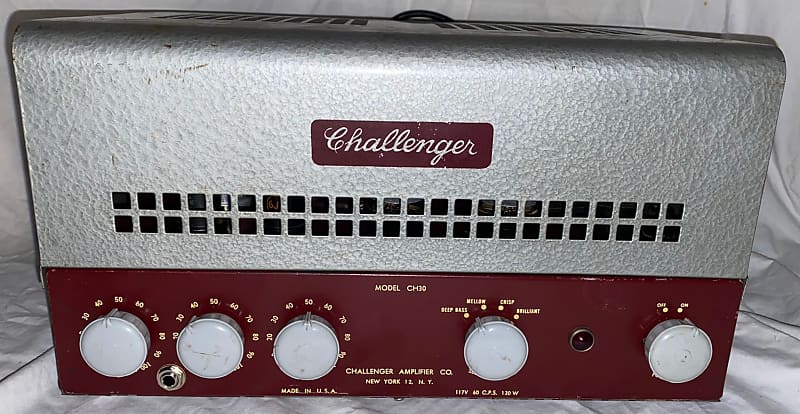 1951 Bogen Challenger CH30 Vintage Tube Amp Modded Into Tweed | Reverb