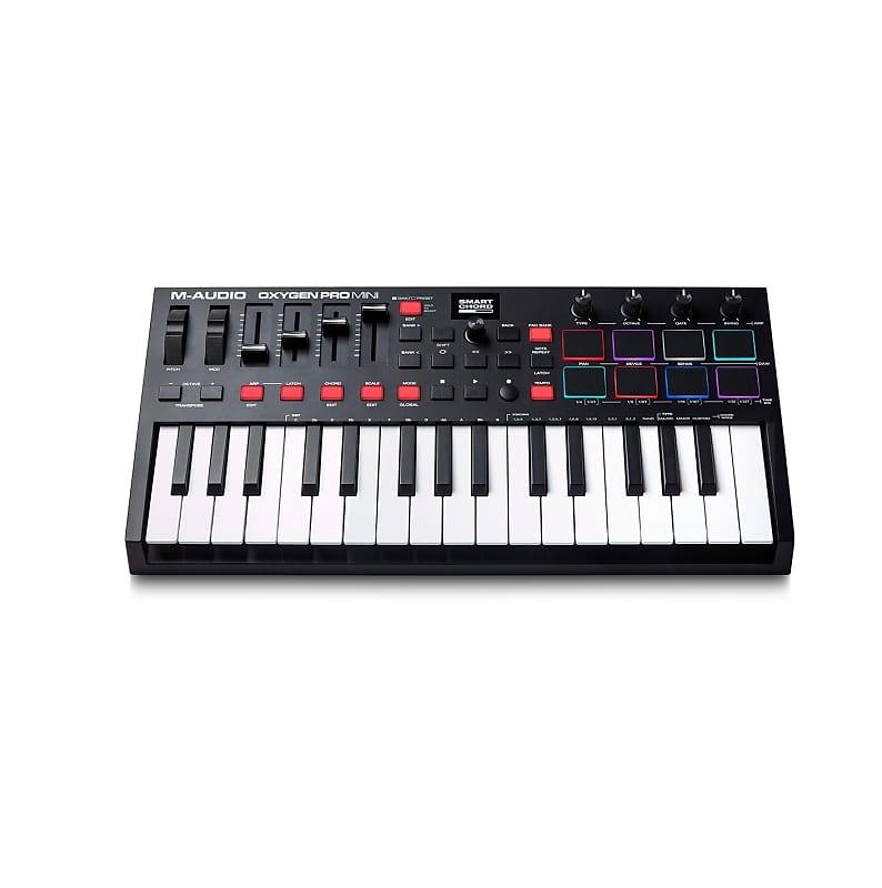 M-Audio Oxygen Pro Mini USB Keyboard Controller, 32 Key | Reverb