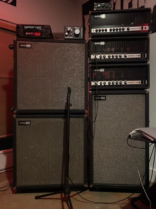 Sunn 4x12 Cabinet - Vintage Original Stack Guitar | Reverb