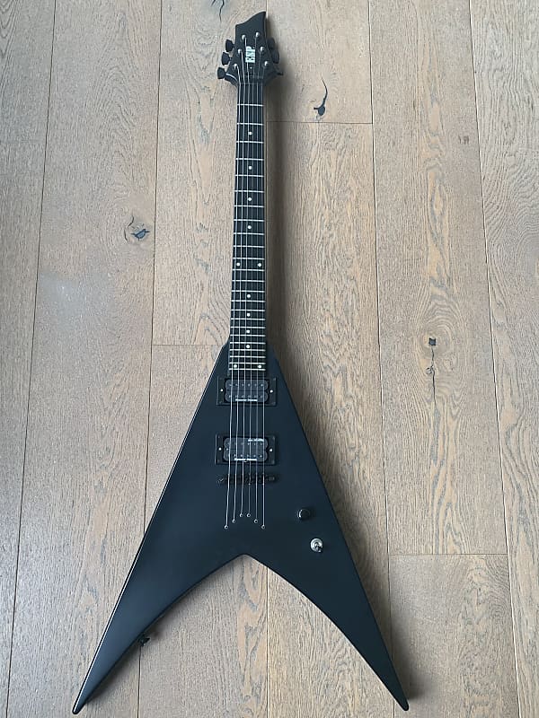 !VERY RARE! ESP Hex 6 (2011) Black Satin | Reverb