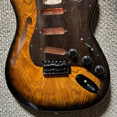 Warmoth Thinline Stratocaster body | Reverb