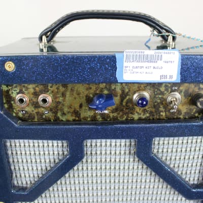 5F1 "Champ" Style Tube Guitar Amp Custom Kit Build - Blue | Reverb