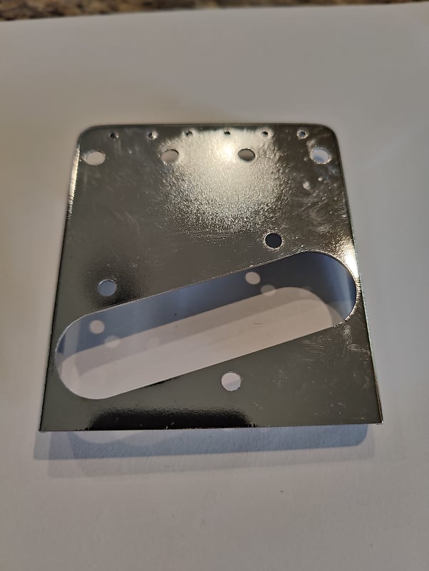 Squier Telecaster Bridge 4 Hole 3 Saddle Uncompensated | Reverb Squier Telecaster Bridge 4 Hole 3 Saddle Uncompensated | Reverb