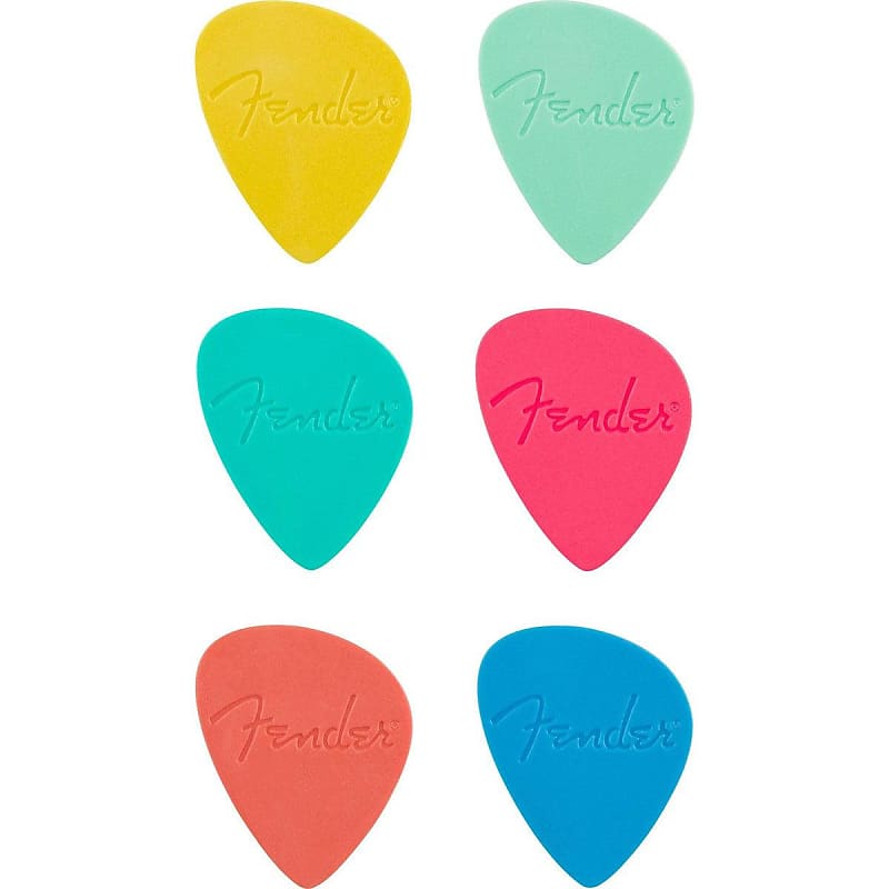 Fender Offset Picks | Multicolor | 6pc | Reverb