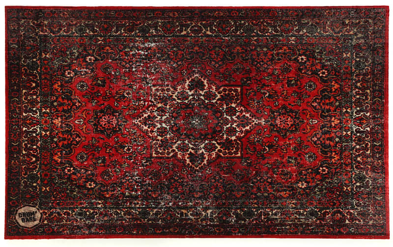 Drum N Base Vintage Persian Style Stage Rug - Original Red | Reverb