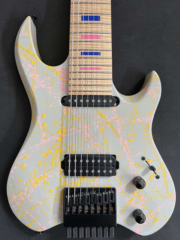 Kiesel Vader V8 - Platinum Lemonade Splatter | Reverb
