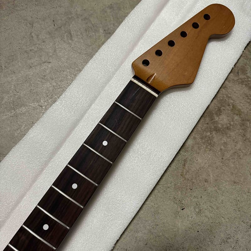 Roasted Maple Strat Neck fits fender Stratocaster body 22 | Reverb