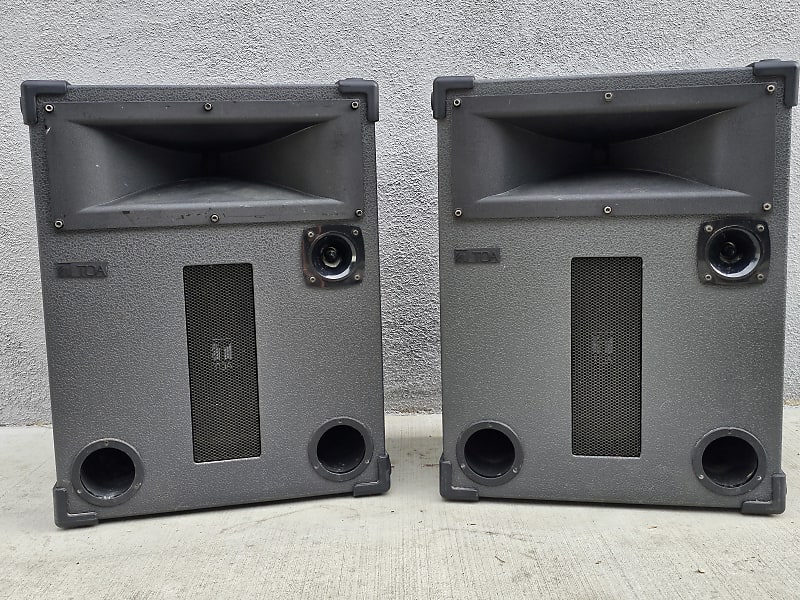 2 - TOA Model 300-SD 3 -Way Full Range PA Speaker Cabinets | Reverb