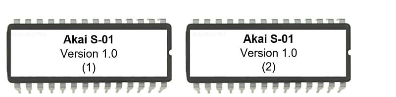 Akai S01 Sampler Boot Rescue Firmware Rom 1.0 EPROM KIT S-01 | Reverb