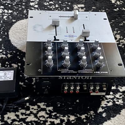 Stanton SMX-201 2 Channel Preamp Mixer 2000’s Silver & Black | Reverb