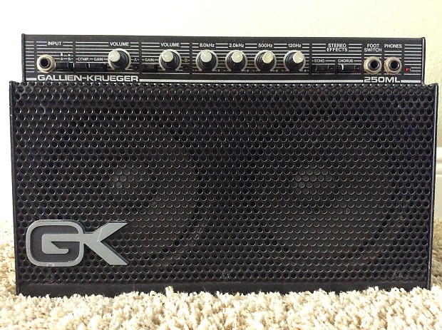 Gallien Krueger 250ML 80's Black | Reverb