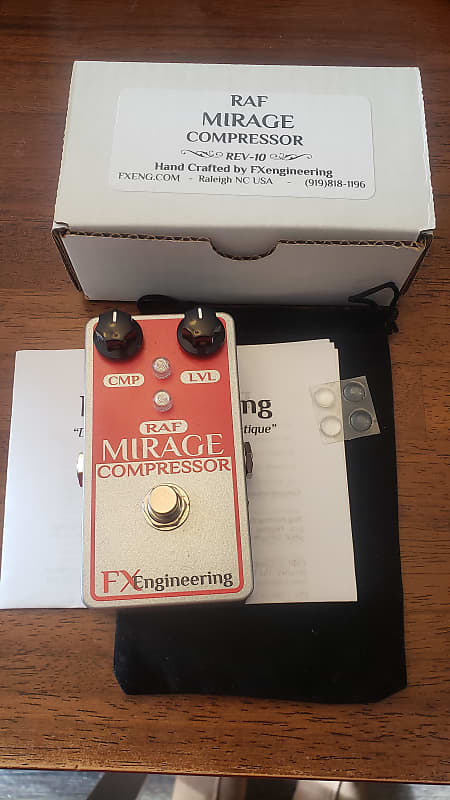 FX Engineering Mirage compressor 2024 - Red ans Silver | Reverb