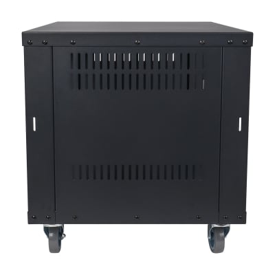 STRK-M8U | 8U Universal Steel Rack, w/ 3" Locking Casters, | Reverb