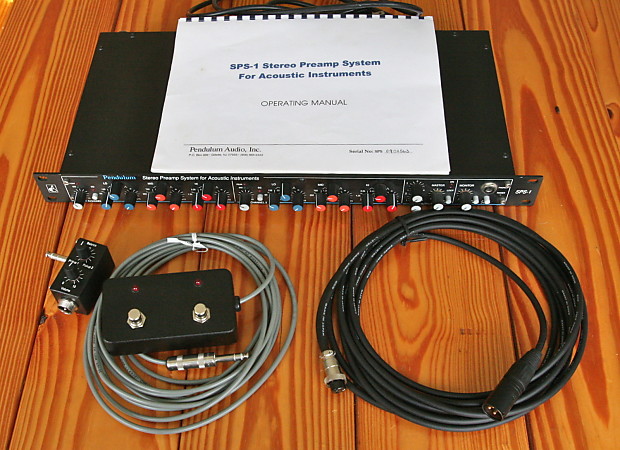 Pendulum SPS-1 Acoustic Instrument Preamp / EQ | Reverb