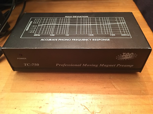 TCC TC-750 Professional Moving Magnet Preamp | Reverb