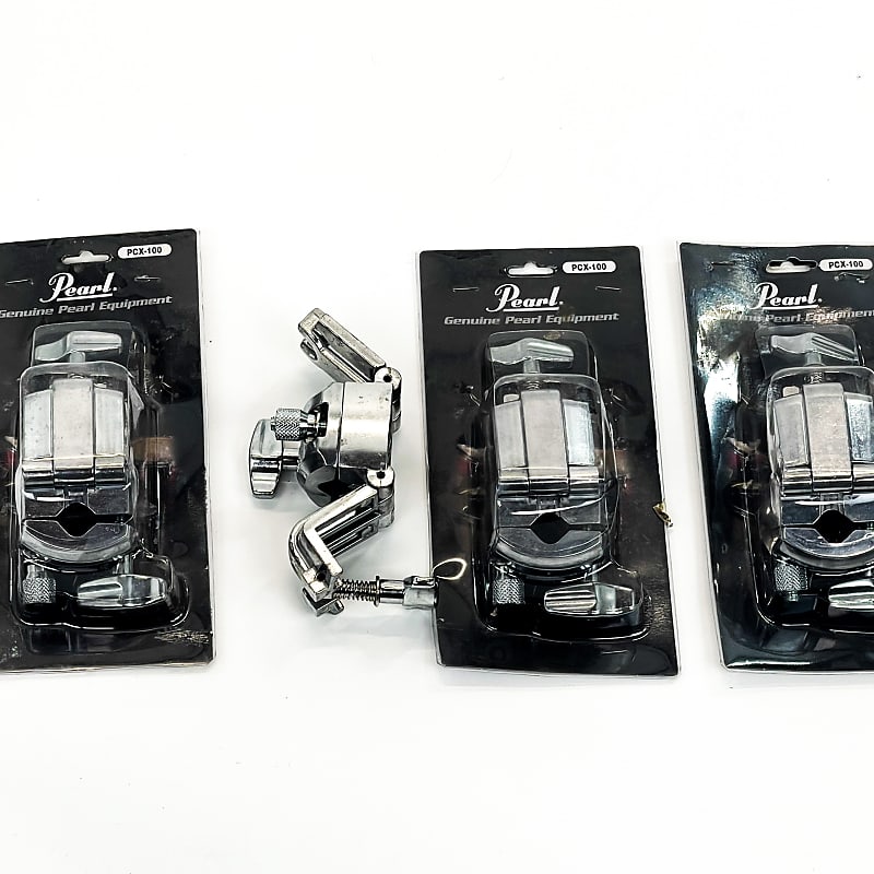 Pearl 4 Pack Of PCX100 Rail Clamp for ICON Drum Rack 2010s - | Reverb