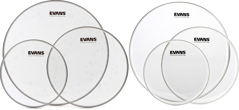 Evans Hydraulic Glass Rock 3-piece Tom Pack - 10/12/16 inch | Reverb