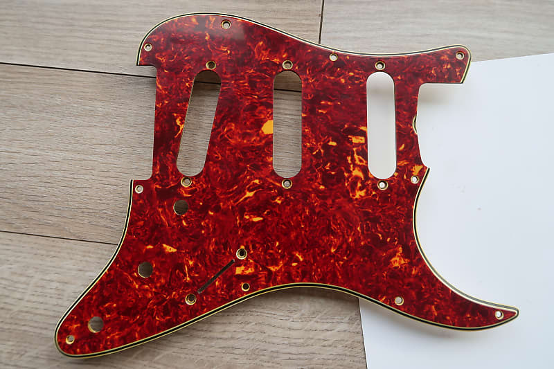 Fender Stratocaster Tortoise guard 59 10 hole Tortoise | Reverb