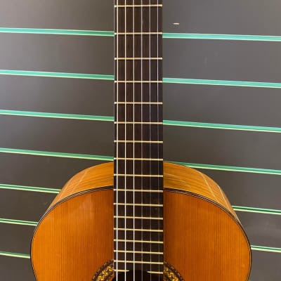 Cuenca Model 40 Natural Gloss Classical Guitar w/ Hard Case | Reverb