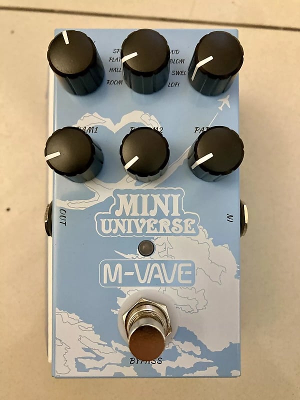 M-VAVE Mini Universe Reverb - Blue / Brand New | Reverb