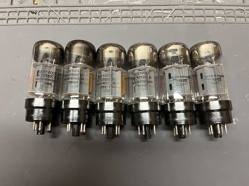 Sovtek 5881WXT (Groove Tubes GT-6L6-R) 2000's - Lot of 6 | Reverb