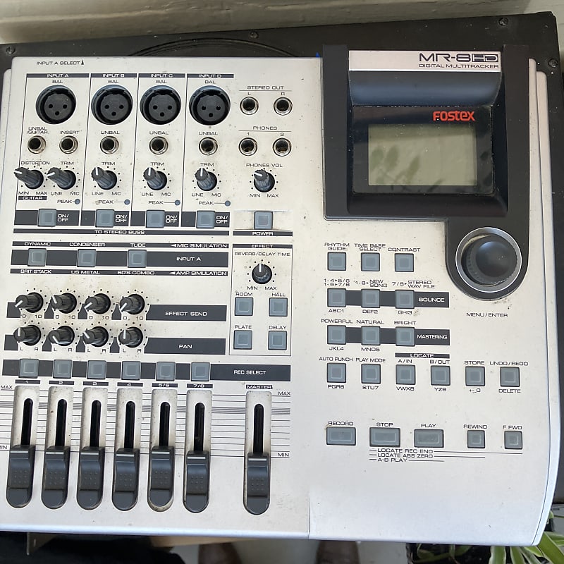 Fostex MR-8 Mk2 Digital 8-Track Recorder 2000s - Black | Reverb