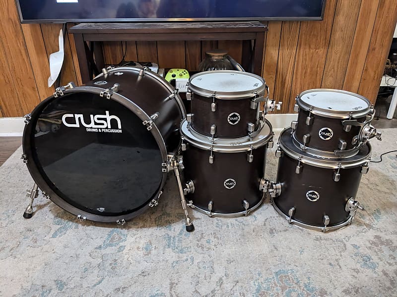 Crush Limited Reserve Wenge 5 piece drumset | Reverb