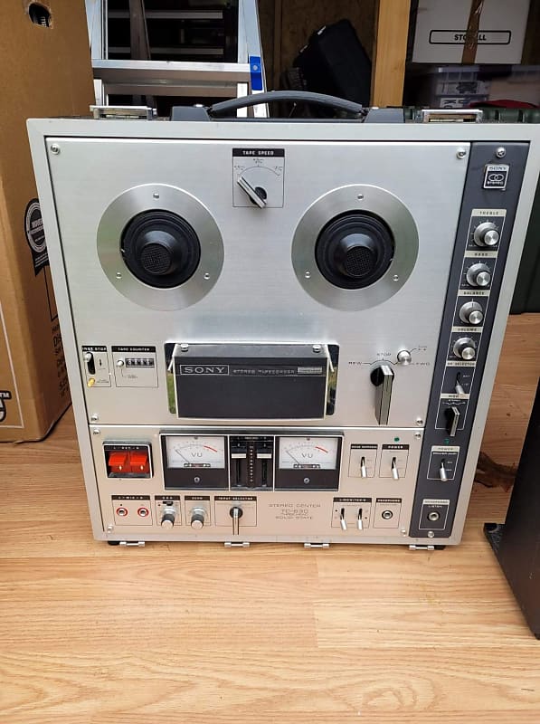 Sony TC 630D 70s Aluminum And Black | Reverb