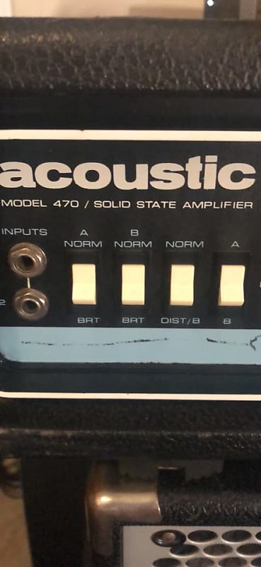 Acoustic Model 470 Amplifier 1970’s | Reverb