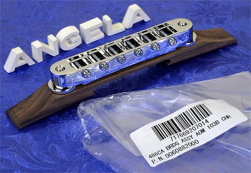 Gretsch Chrome Wide Travel Adjusto-Matic Bridge With Base | Reverb