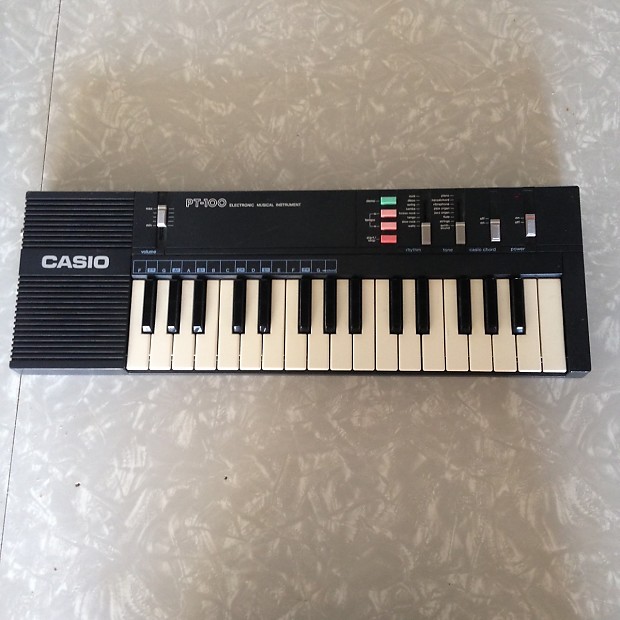 Casio PT-100 Vintage Keyboard with external outs | Reverb