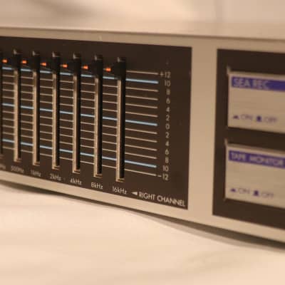 JVC SEA-33 S.E.A Graphic Equalizer 1980's Silver | Reverb
