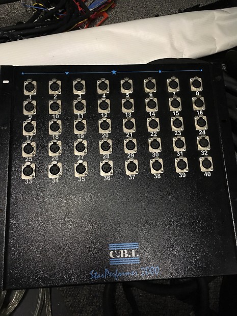 CBI Cables Star Performer 2000 40 Channel Snake w/ Quick | Reverb