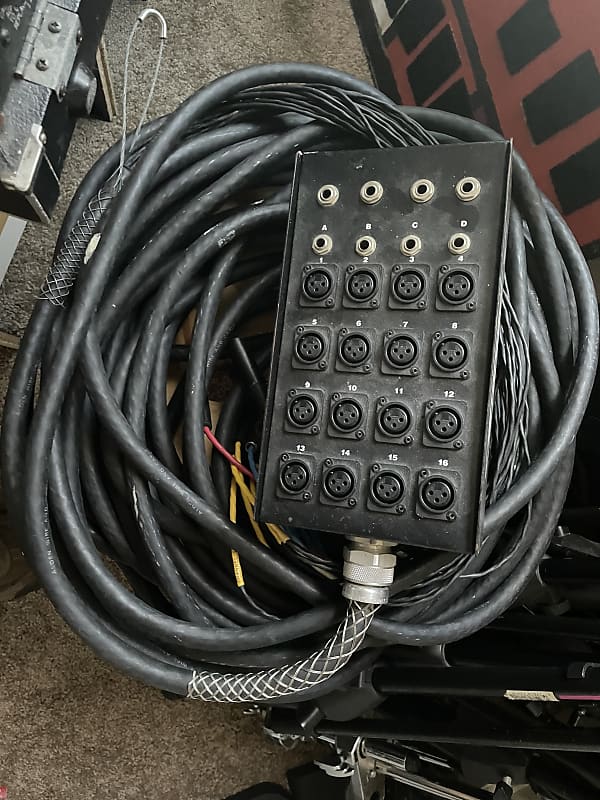 Rapco 16 channel 4 send 100 foot snake | Reverb