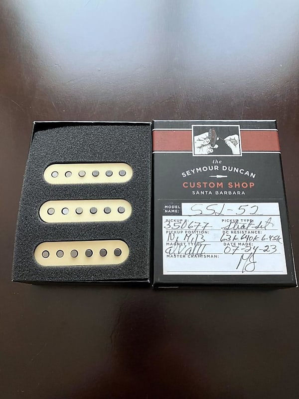 Seymour Duncan Custom Shop SSL-52 Strat Set | Reverb