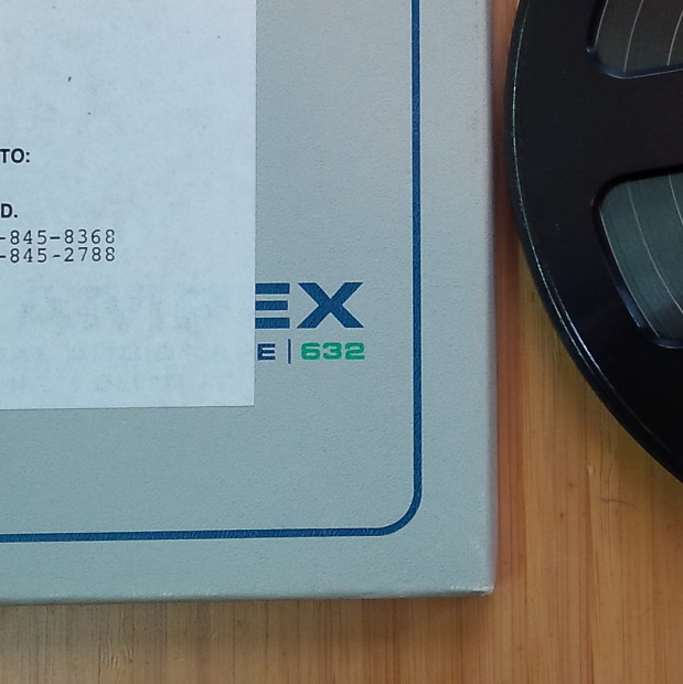 Ampex 632 1/4" tape - used once as a master | Reverb
