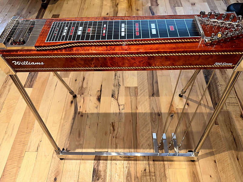 Williams S12 Pedal Steel, Wide Body Keys 2016 - Curly Maple | Reverb